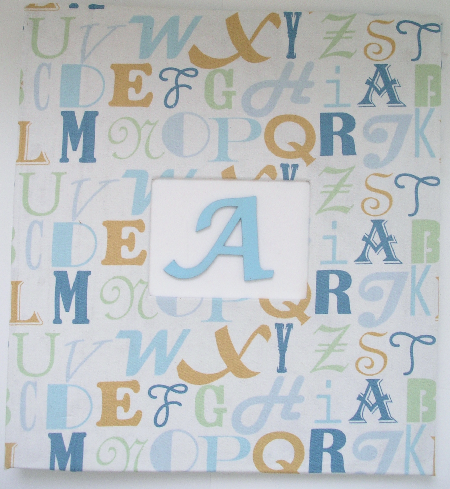 Baby Album/brag Book - Alphabet Theme Choose Your Colors on Luulla